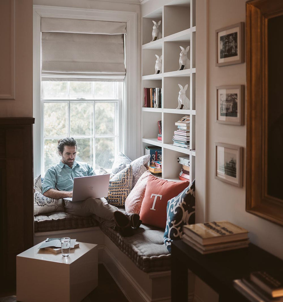 How to Create a Home Office - No Matter What Space You Have - Fabrics ...